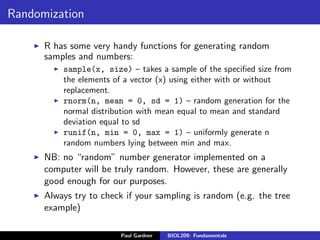Fundamentals of statistical analysis | PDF