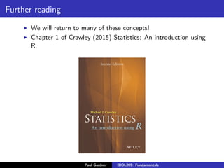 Fundamentals of statistical analysis | PDF