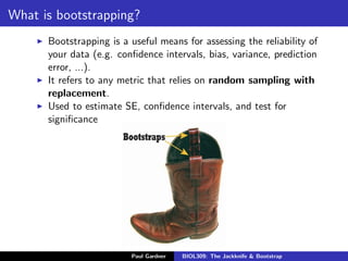 The jackknife and bootstrap | PDF