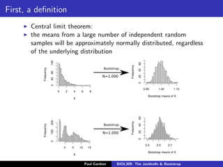The jackknife and bootstrap | PDF