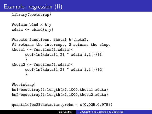 The jackknife and bootstrap | PDF