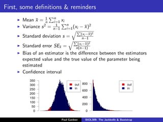 The jackknife and bootstrap | PDF