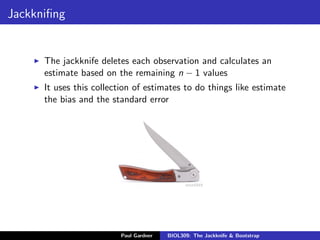 The jackknife and bootstrap | PDF