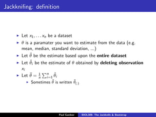 The jackknife and bootstrap | PDF