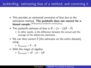 The jackknife and bootstrap | PDF