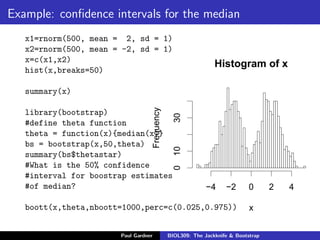The jackknife and bootstrap | PPT
