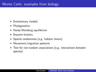Monte Carlo methods | PDF