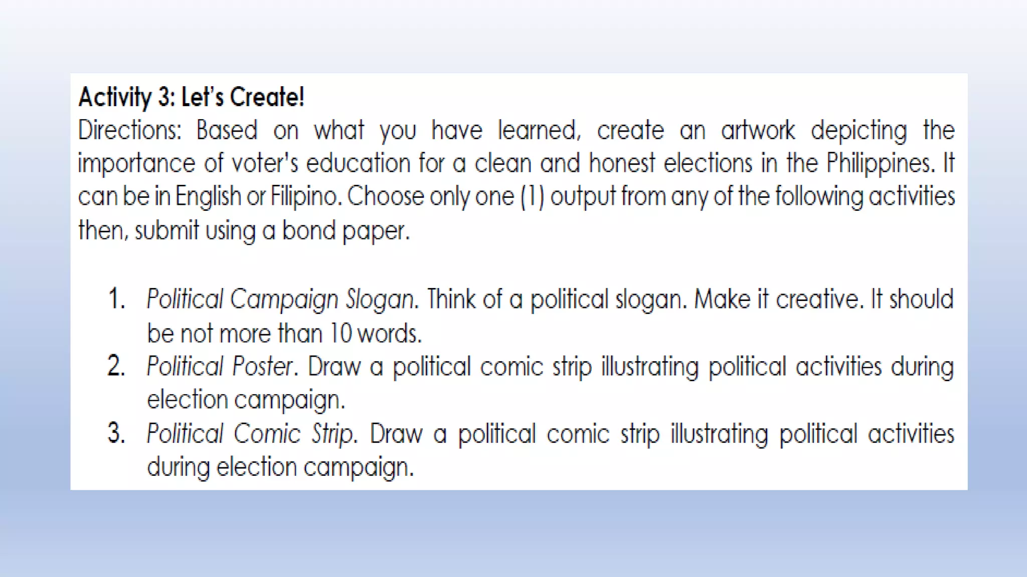 PPG - Nature of Elections and Political Parties W 5.pptx