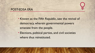 Philippine Politics and Governance report presentation grade 12 | PPTX