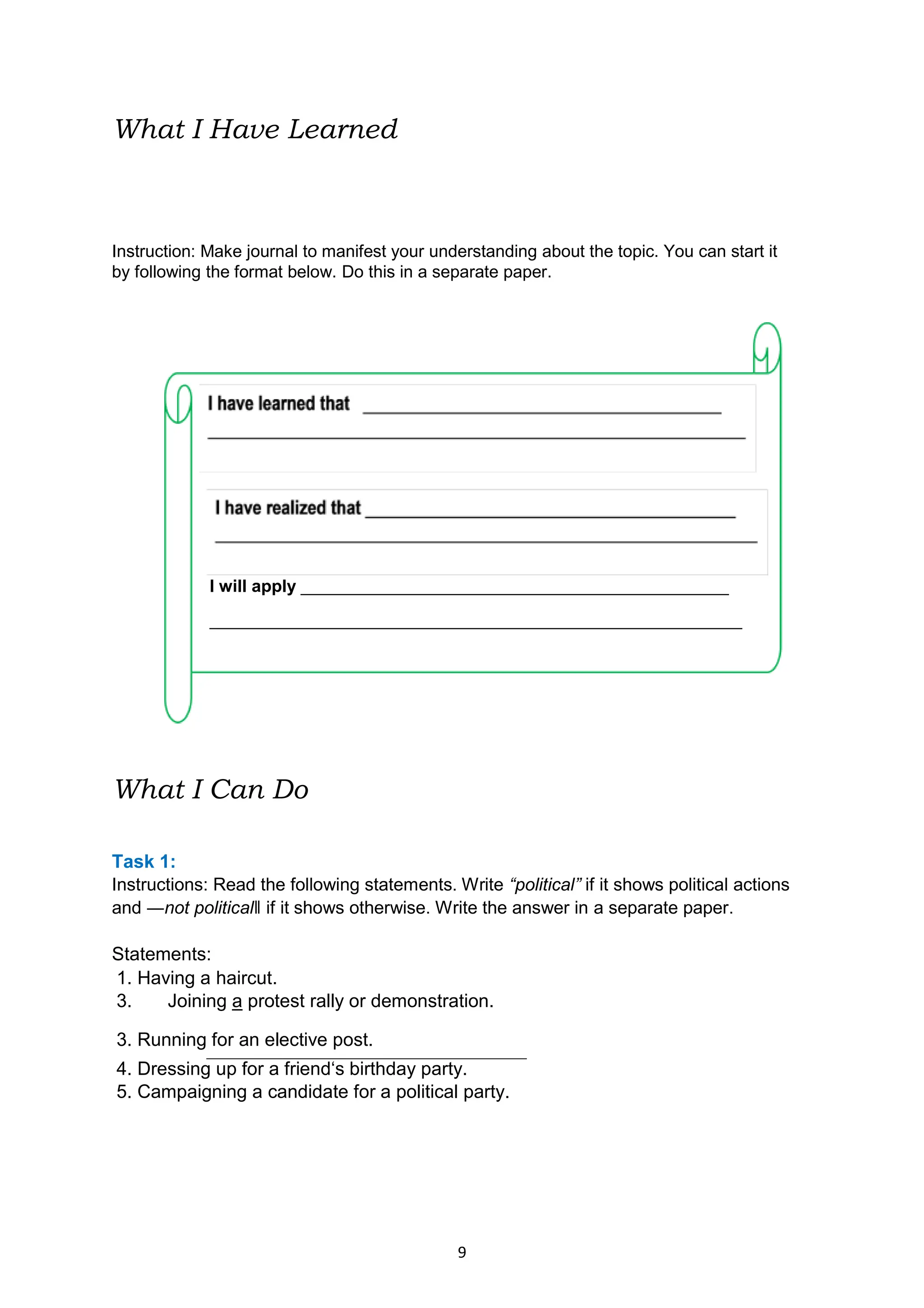 Philippine Politics and Governance: The Meaning of Politics | DOC