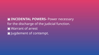 PHILIPPINE POLITICS AND GOVERNANCE- JUDICIARY-HUMSS | PPTX