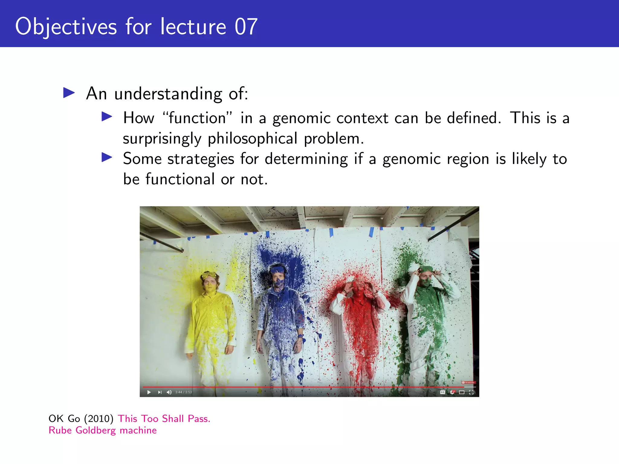ppgardner-lecture07-genome-function.pdf | Genetics | Science