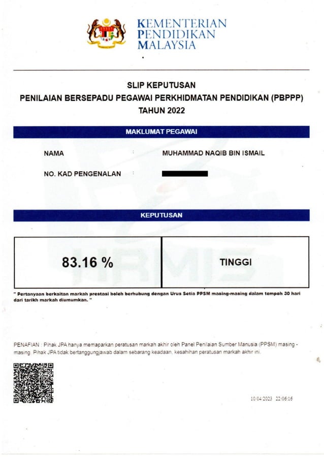 PPGB 2022 CIKGU NAQIB (SMKSPP, JOHOR) - Contoh | PDF