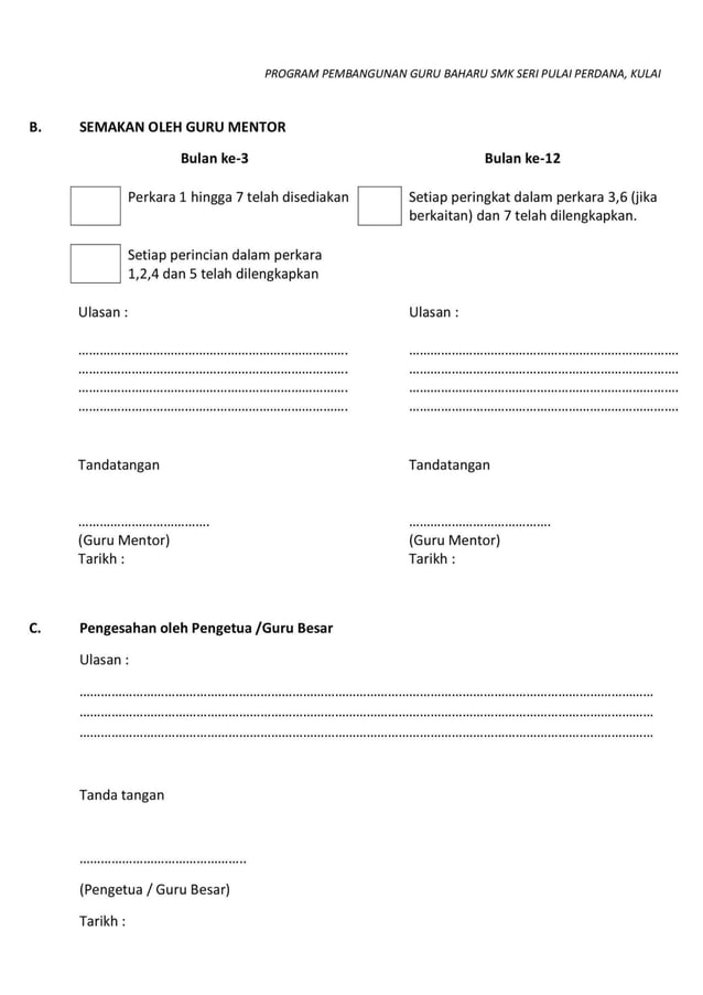 PPGB 2022 CIKGU NAQIB (SMKSPP, JOHOR) - Contoh | PDF