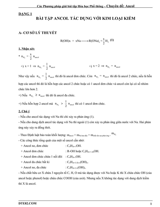 Pp giai bai tap ancol | PDF