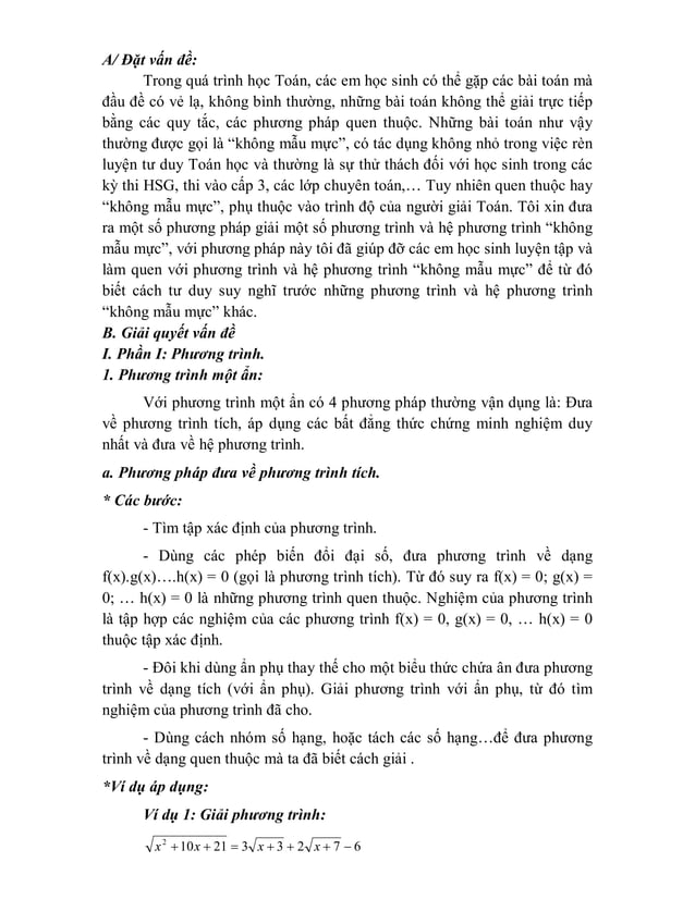 Pp giai pt va hpt khong mau muc | PDF