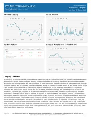 PPG Industries Inc. Analyst Estimates & Rating | PDF