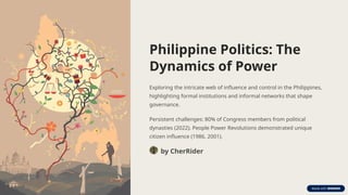 philippine politics and governance power | PPTX