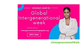 Global Intergenerational Week 2022 | PPT