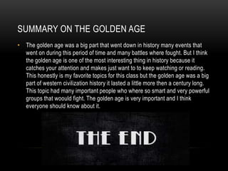 Power Point Golden Age | PPTX