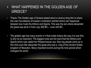 Power Point Golden Age | PPTX