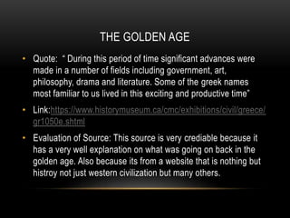 Power Point Golden Age | PPTX