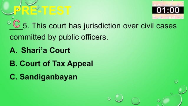 PPG Q3-W9D1-4- judiciary.pptx | Legal Services Industry | Industries