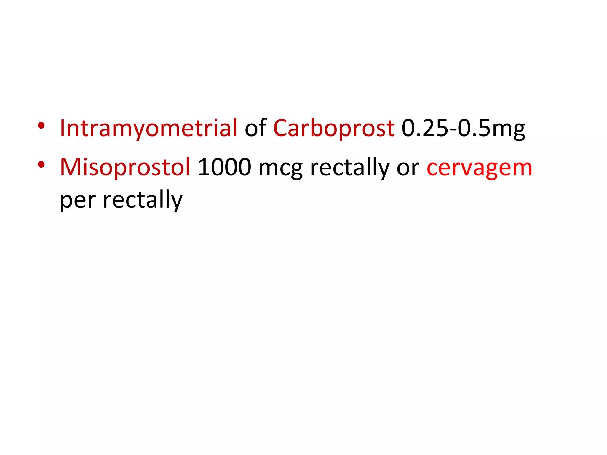 Post partum Haemorrhage | PPT