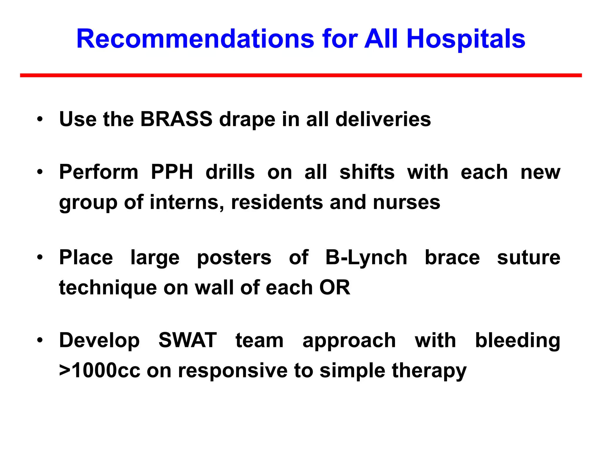 Medical Management of Post-partum Hemorrhage (PPH) | PPTX