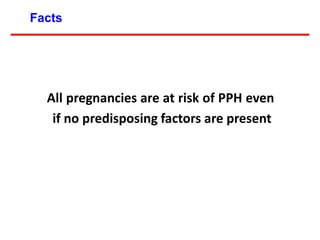 Medical Management of Post-partum Hemorrhage (PPH) | PPTX
