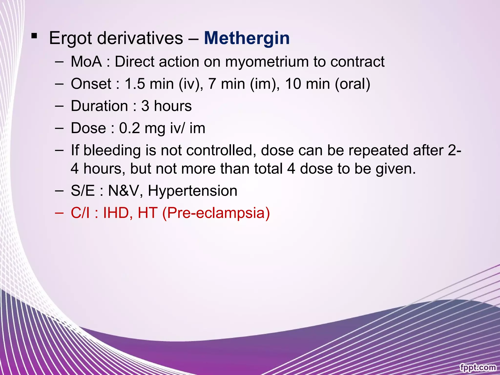 Post Partum Hemorrhage in ED | PPT