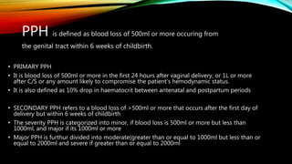 Post Partum Haemorrhage (B-Lynch, Stepwise uterine devascularization ...
