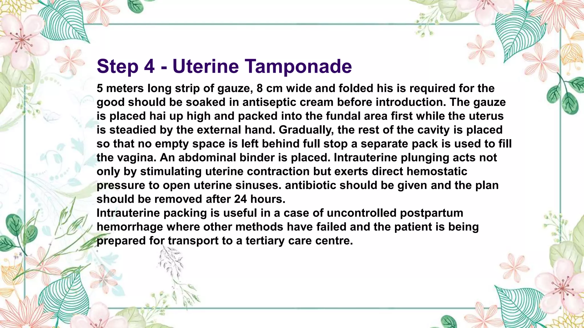 Nursing Management of Postpartum Haemorrhage by Devanshi | PPTX