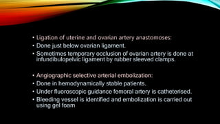 Postpartum hemorrhage | PPTX | Reproductive Health | Diseases and ...