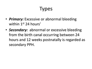 PPH.pptx | Pregnancy | Reproductive Health