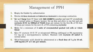 pph.pptx | Pregnancy | Reproductive Health