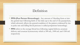 pph.pptx | Pregnancy | Reproductive Health