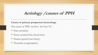 pph.pptx | Pregnancy | Reproductive Health