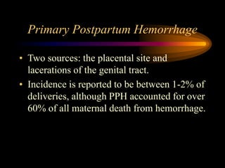 PPH Post partum haemorrhage .ppt