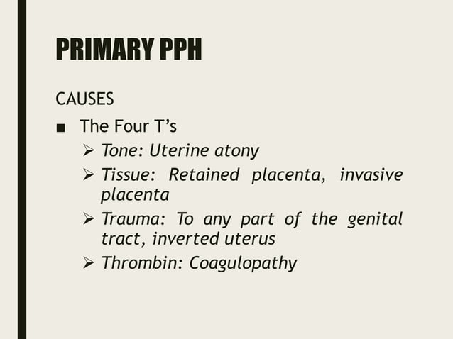 PPH pppppppppppppppppppppppppppppppp.pptx | Pregnancy | Reproductive Health