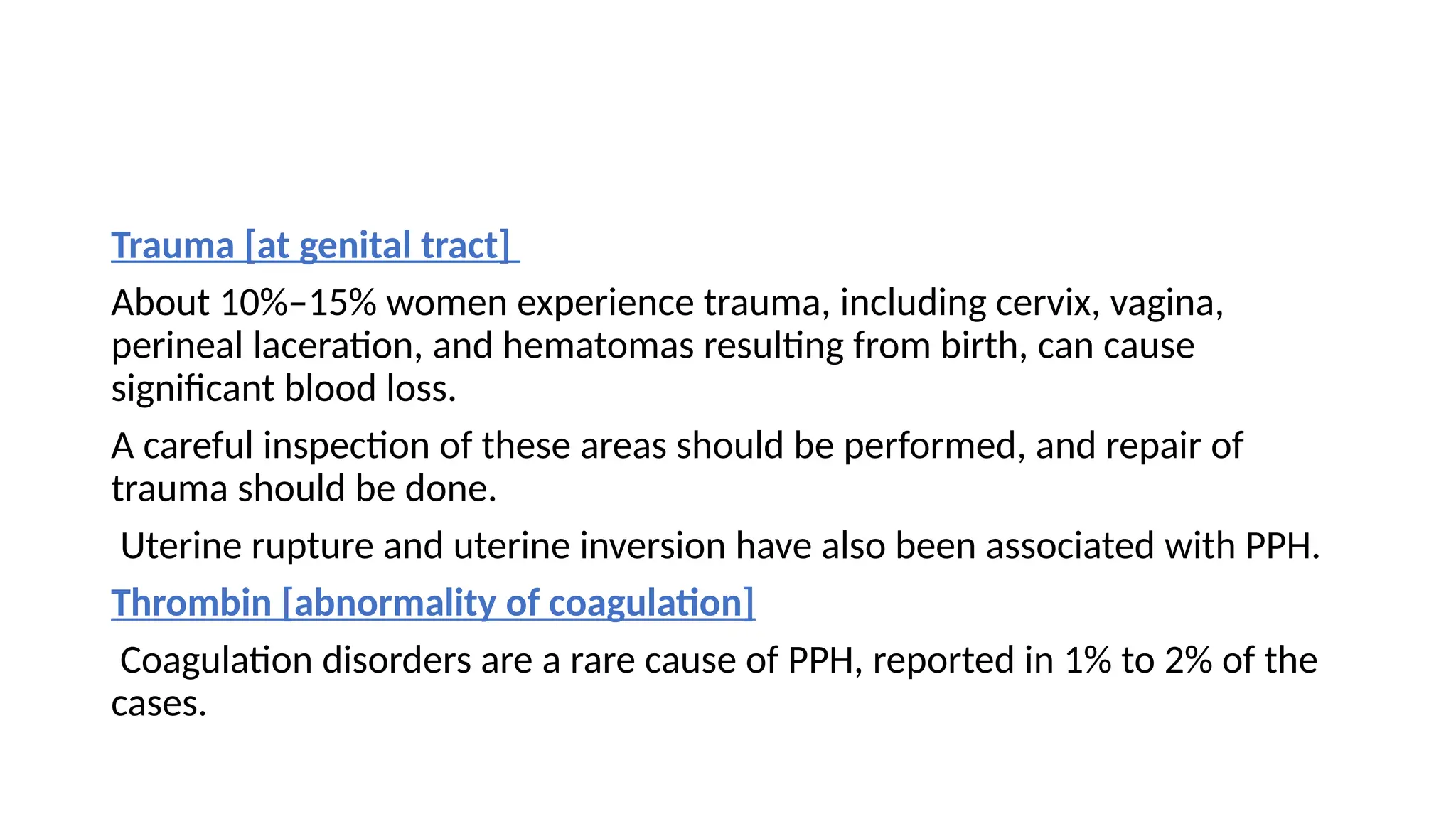Postpartum hemorrhage power point presentation | PPTX