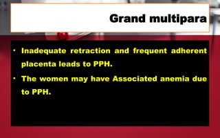 PPH.pptx obstetrics and gynecology in nursing | PPTX