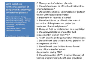 pph-postpartum Hemorrhage ppt.hemorrages | PPT
