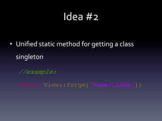 FuelPHP presentation - PeoplePerHour workshop | PPT