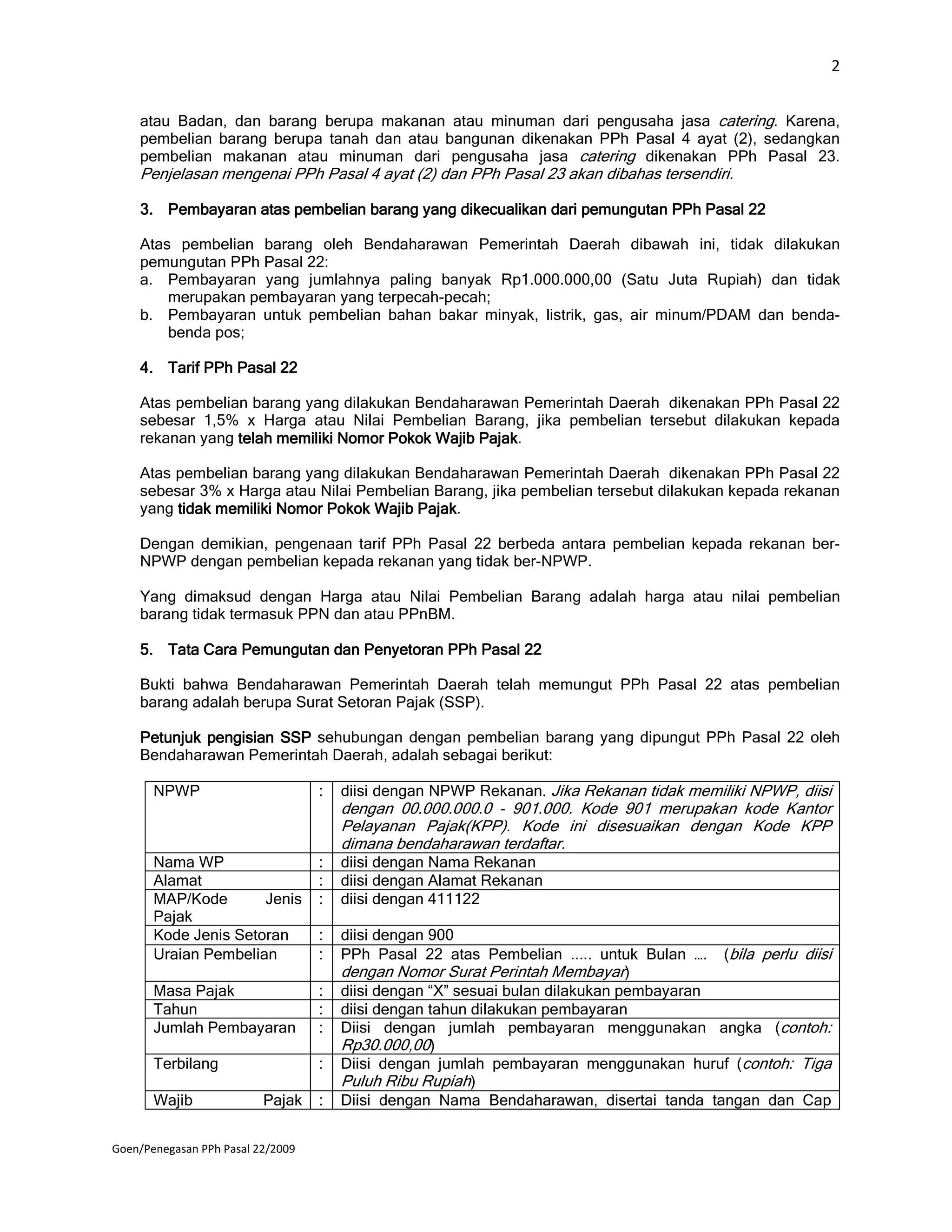 Pph 22 dan ppn bendahara | PDF