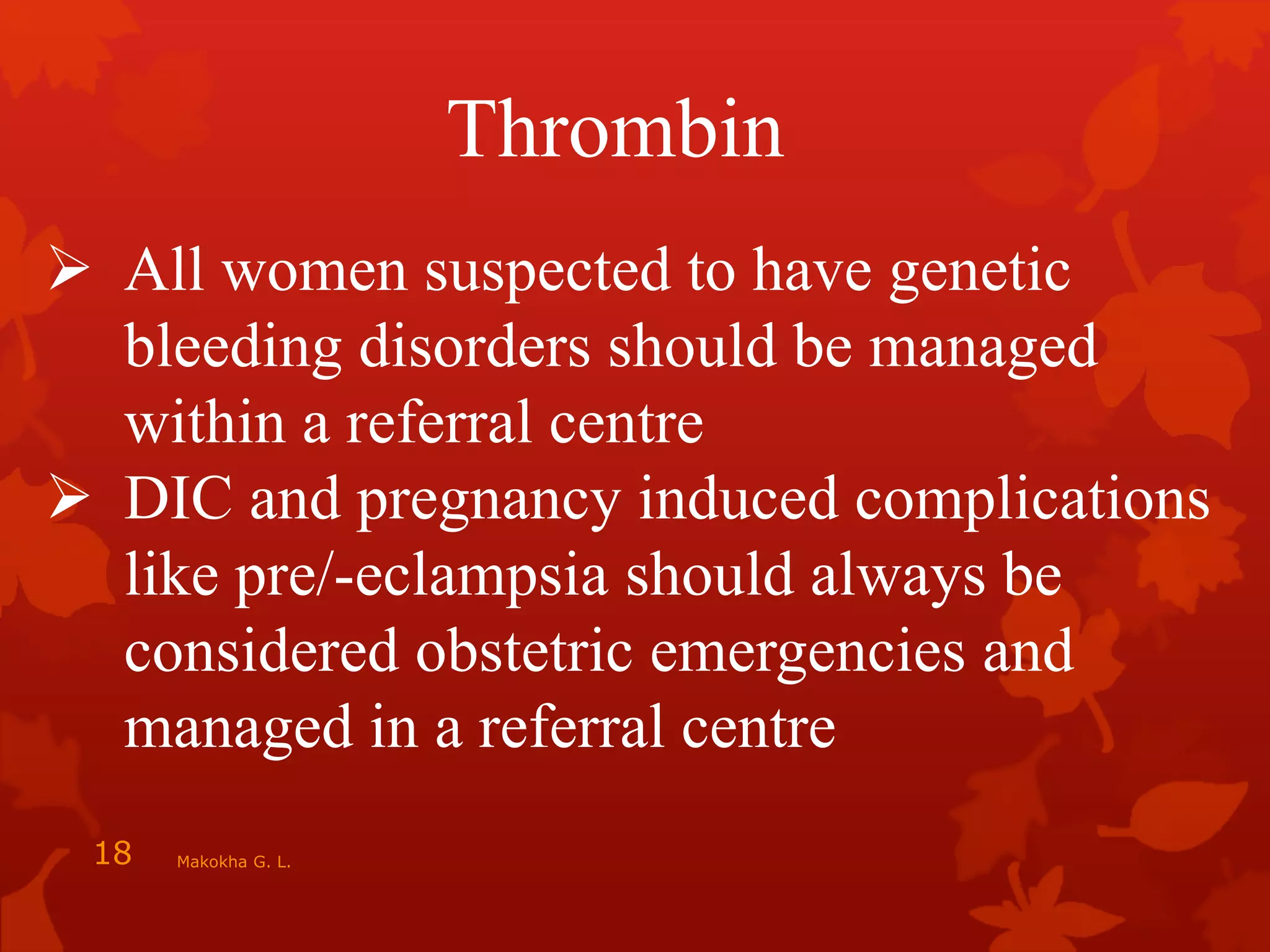 Pph diagnosis and management | PPTX | Pregnancy | Reproductive Health