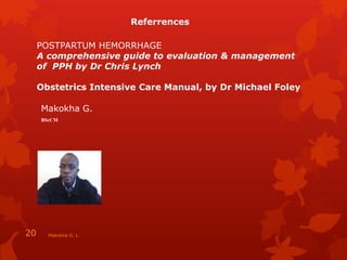 Pph diagnosis and management | PPTX | Pregnancy | Reproductive Health