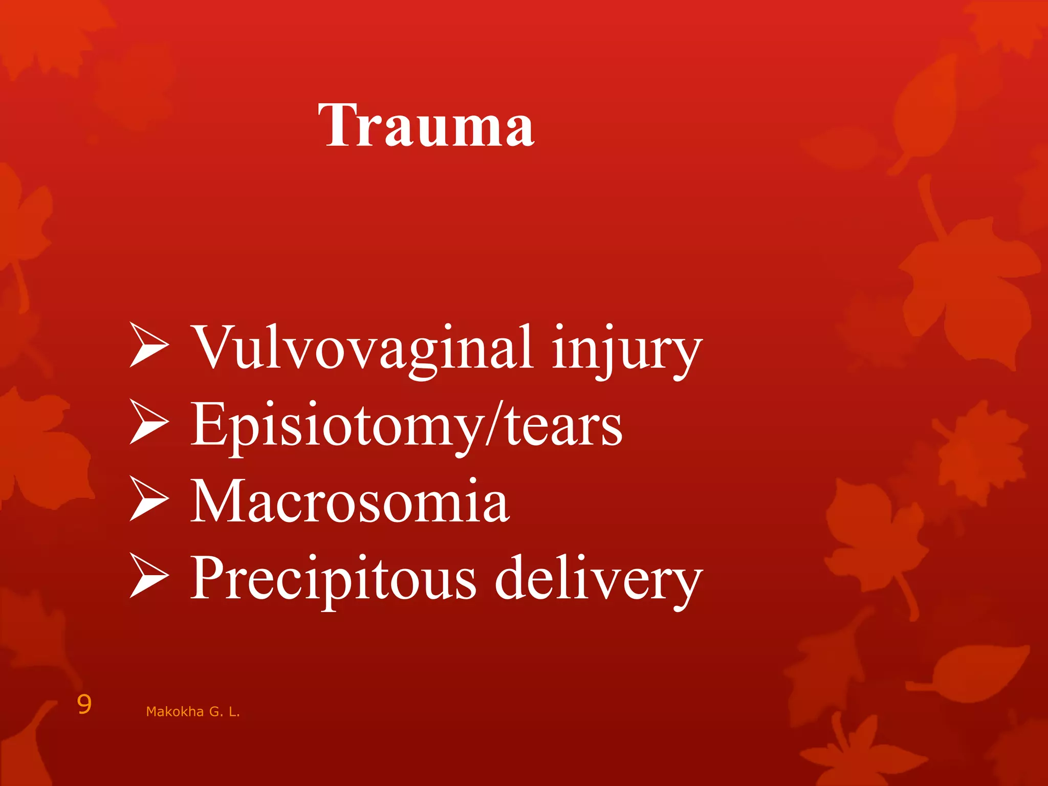 Pph diagnosis and management | PPTX