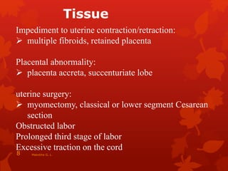 Pph diagnosis and management | PPTX