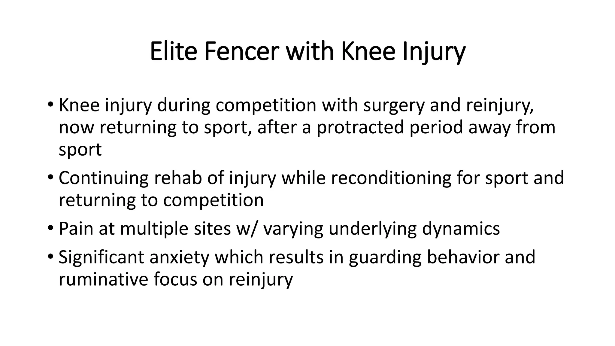 Sports Injury Recovery and Return to Play: Tools for the Practicing ...